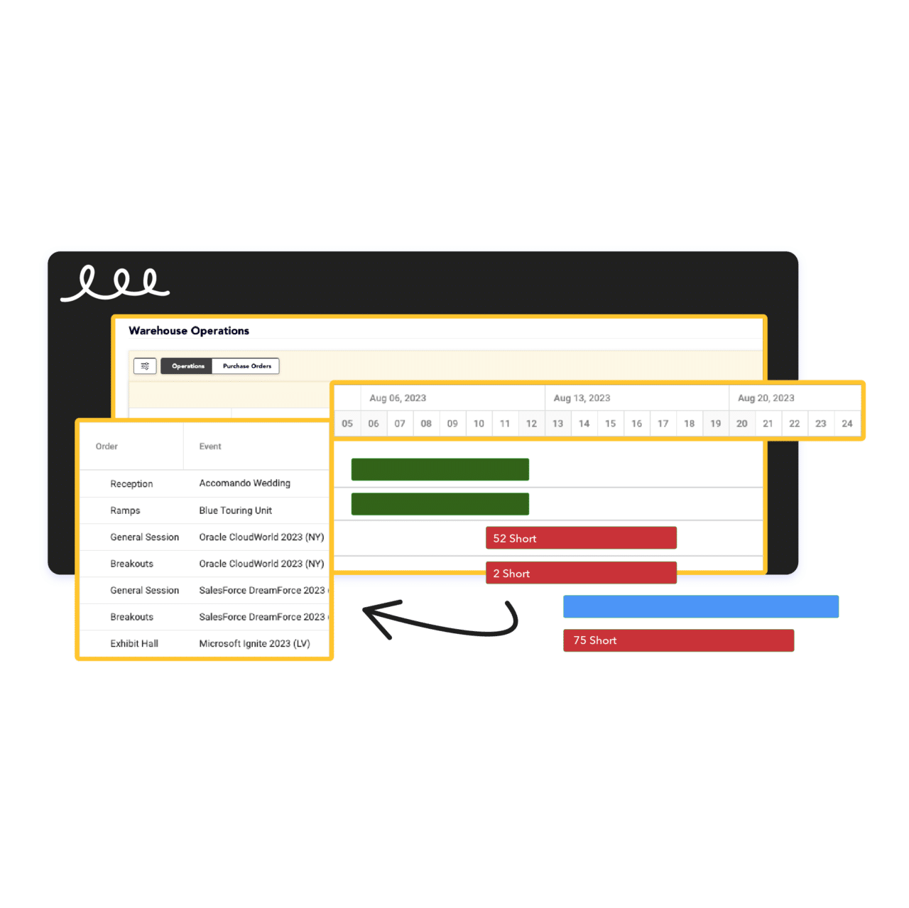 Event inventory management software