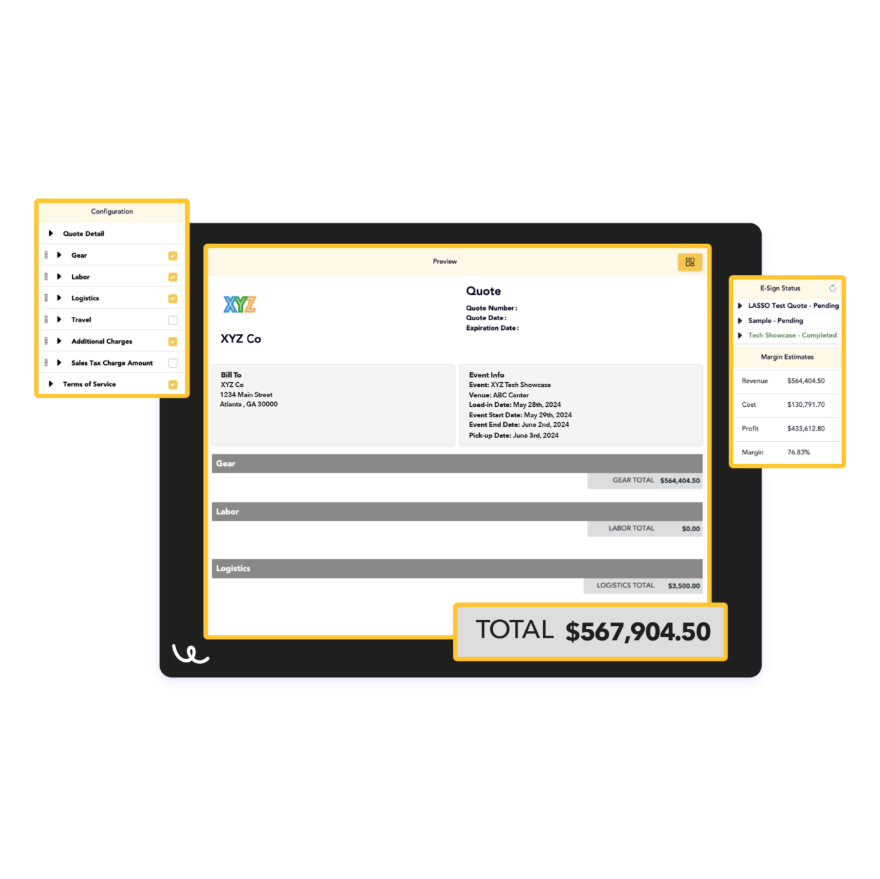 Event inventory management software