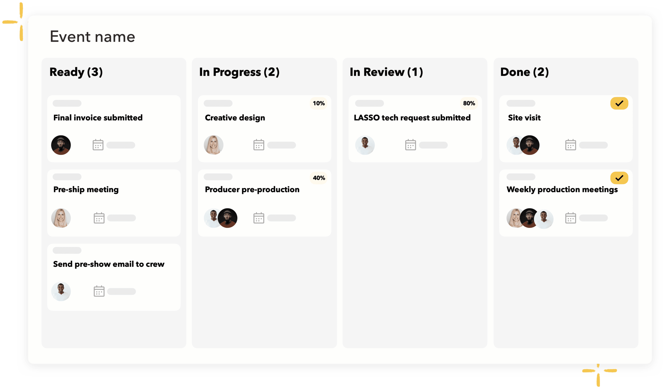 The Only Project Management Tool Made for Live Events - LASSO
